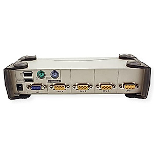 ATEN CS84U 4-Port PS/2-USB KVM VGA Switch - Control up to 4 VGA Computers for Windows, Linux, Mac, and Sun