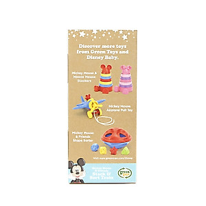 Green Toys Mickey Mouse & Friends Stack & Sort Train