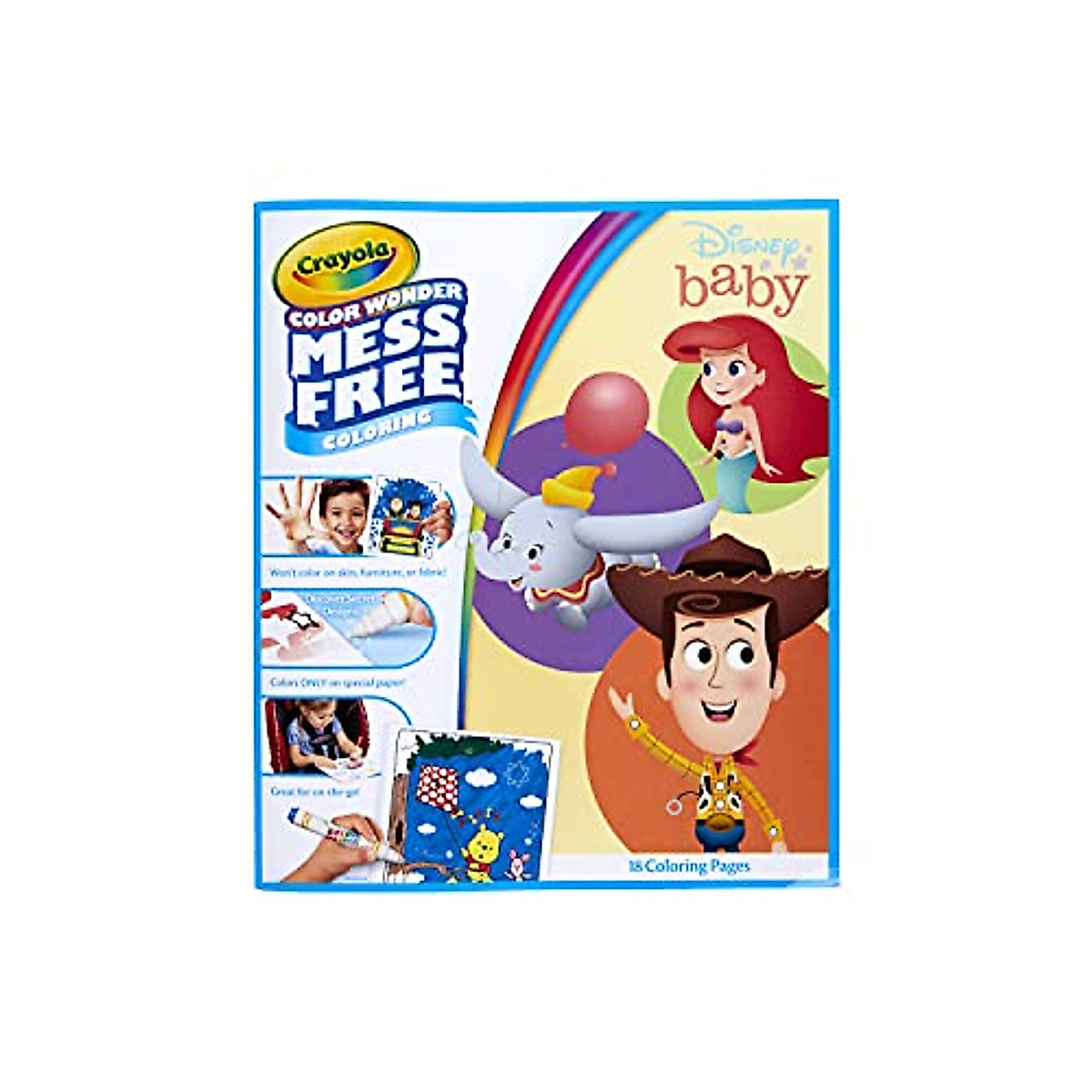 Crayola Color Wonder Disney Baby Characters, Mess Free Coloring Pages, Gift for Kids, Age 3, 4, 5, 6 & Puppy Dog Pals, Color Wonder Book, 18 Mess Free Coloring Pages, Gift for Kids, 3, 4, 5, 6
