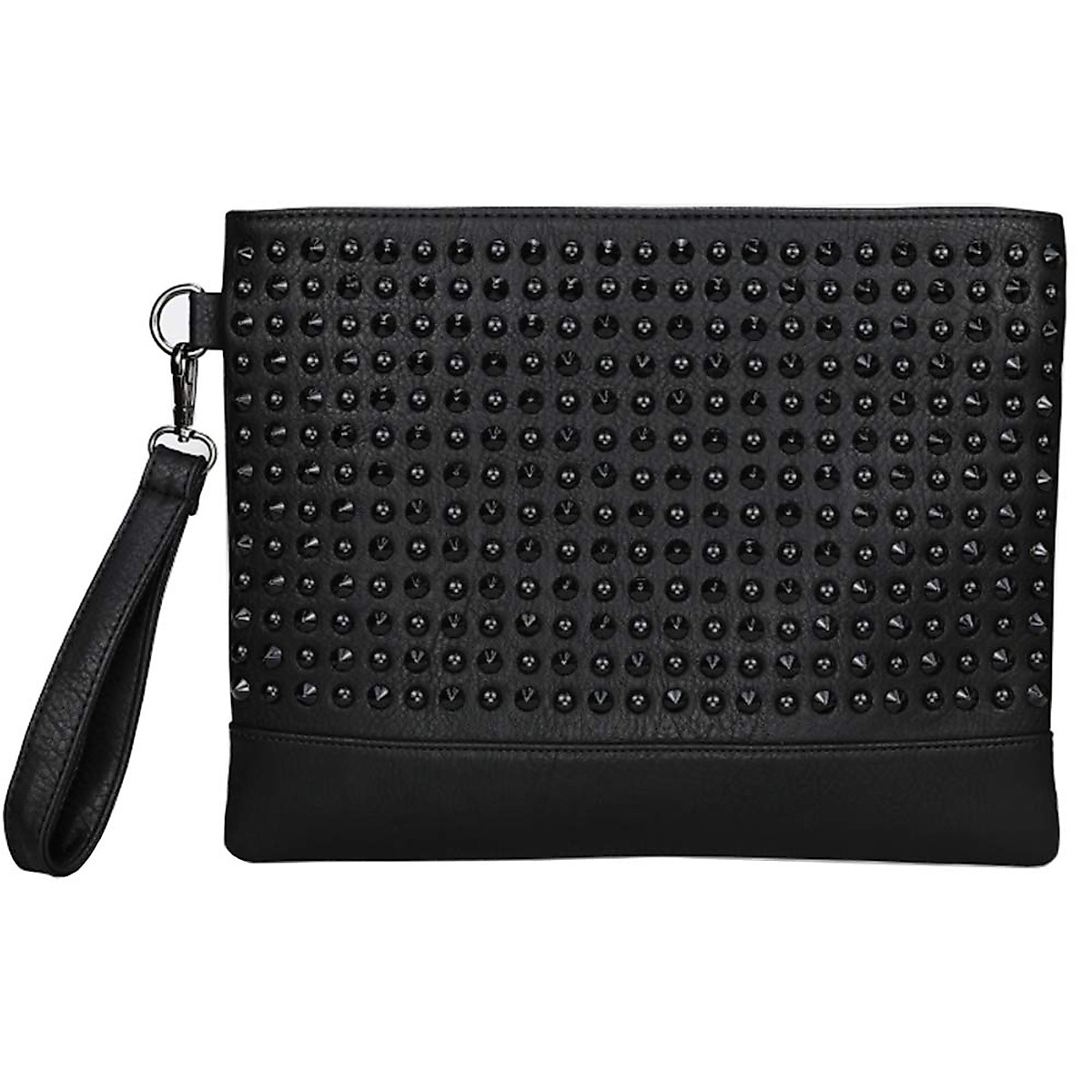 Segater® Women & Men Rivet Clutch Ladies Punk Style Purses Soft Leather Studded Cell Phone Shoulder Bag Crossbody Bag
