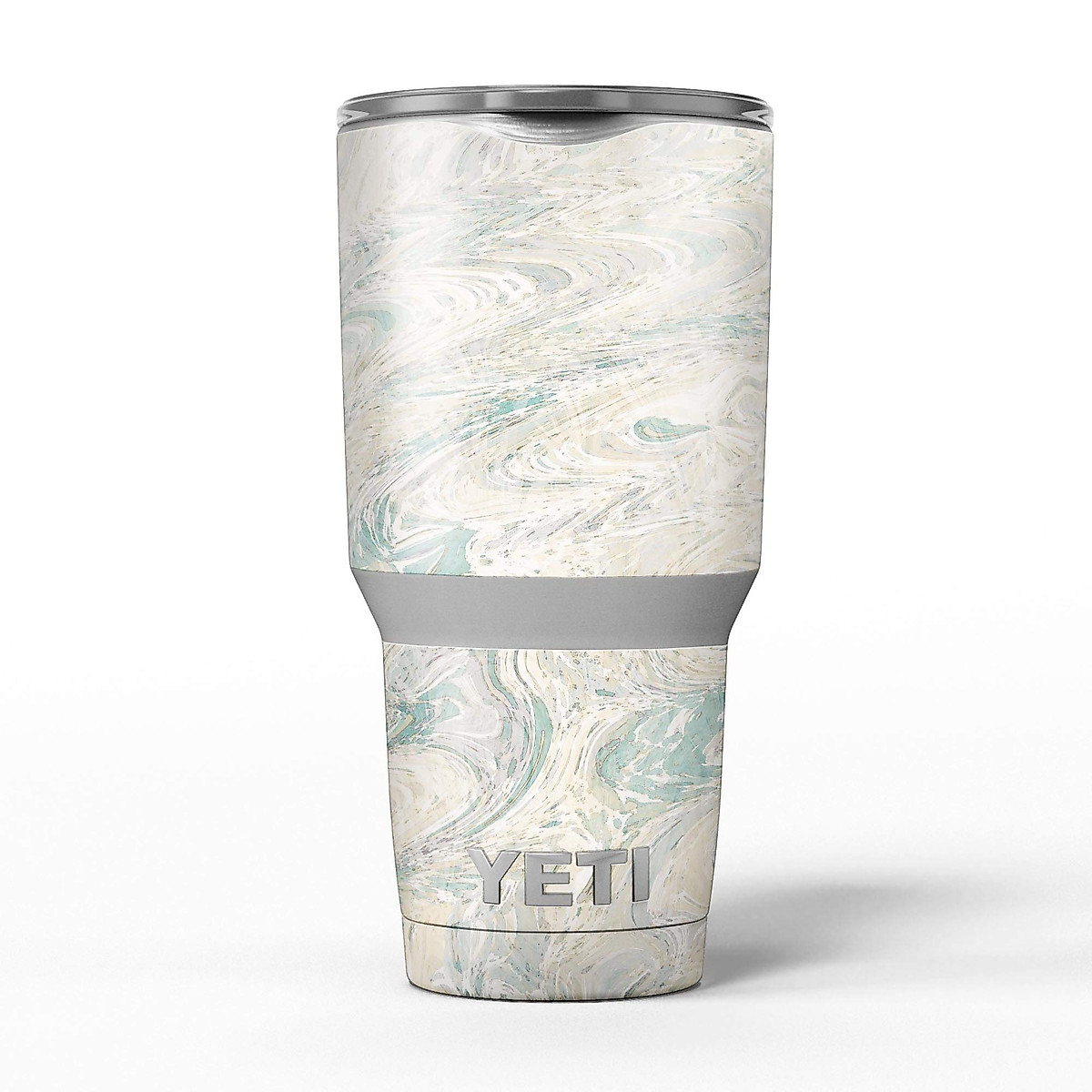 Design Skinz Slate Marble Surface V25 - Skin Decal Vinyl Wrap Kit Compatible with The Yeti Rambler Cooler Tumbler Cups