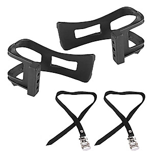 Bike Pedal Straps Clips Mountain Road Bike Pedals Straps Non Skid Toe Clip for Bike Accessory