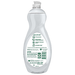 Palmolive Ultra Dishwashing Liquid Dish Soap, Pure + Clear Fragrance Free - 32.5 Fluid Ounce (Packaging may vary)