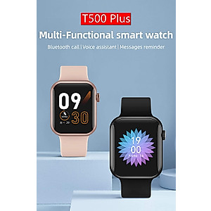 2021 Newest T500+pro Smart Watch 1.75 Full Touch Screen Series 6 Waterproof Sports Smart Bracelet with Rotation Button t500+pro
