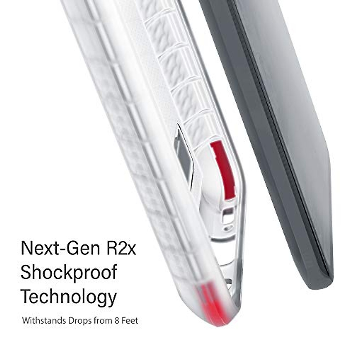 Ghostek Covert Galaxy A51 5G Clear Case with Stand Super Slim Fit Shockproof Design Scratch Resistant Back and Anti Slip Hand Grip Wireless Charging Compatible 2020 Galaxy A51 5G (6.5 Inch) - (Clear)