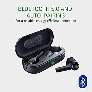 Razer Hammerhead True Wireless Bluetooth Earbuds Classic Black (Renewed)