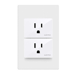Wemo Smart Plug (Simple Setup Smart Outlet for Smart Home, Control Lights and Devices Remotely Works w/Alexa, Google Assistant, Apple HomeKit)(Pack of 1)