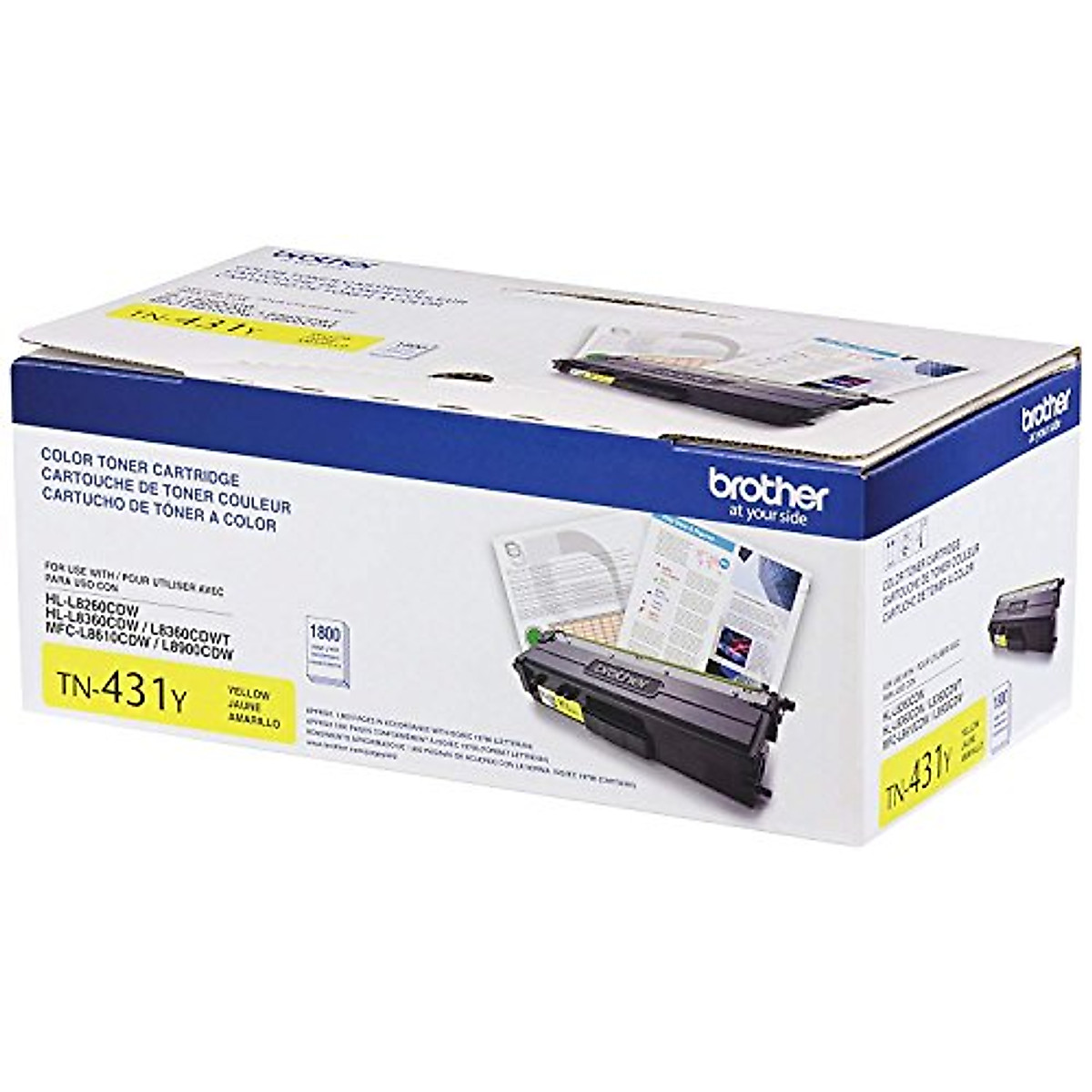 Brother MFC-L8900CDW Toner Cartridge Set (TN436BK & TN431CL) with Drum Unit (DR431CL)