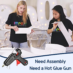 imprsv 4FT Marquee Light Up Numbers, Marquee Numbers 5, Cool White Light Up Numbers for Party, Big Numbers for 5th 15th 25th 50th Birthday Party Decorations, Anniversary Decor