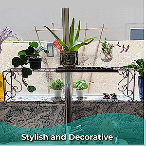 Trenton Gifts Kitchen Storage Sink Shelf Organizer, Expandable Wire Rack, White