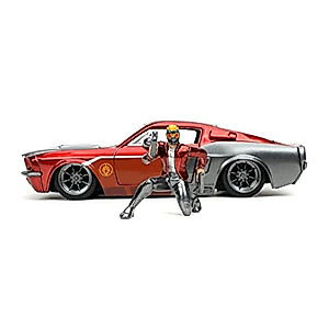 Jada Toys Marvel Guardians of The Galaxy 1:24 1967 Shelby GT500 Die-cast Car with 2.75" Star-Lord Figure