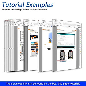 FREENOVE ESP8266 Development Board (2 Pack) (Compatible with Arduino IDE), ESP-12S Onboard Wi-Fi, MicroPython C Code, Detailed Tutorial, Example Projects