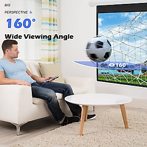 YODOLLA Motorized Projector Screen 84",16:9 4K HD Electric Projector Screen Wall Mounted Ceiling Automatic Retractable Movie Screen for Indoor Outdoor