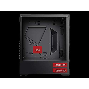 Bgears b-Voguish Gaming PC with Tempered Glass Mid Tower, USB3.0, Support E-ATX, ATX, mATX, ITX. (Note: Fan NOT Included in This Model. Only b-Voguish-RGB (ASIN# B08W2MXBQJ) Come with ARGB Fans)