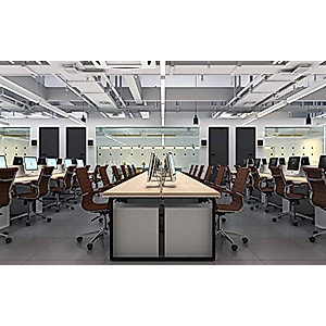 2xhome Modern Office Desk Chair Mid Back Ribbed PU Leather Conference Task Armchair with Swivel Tilt & Adjustable Height, Brown