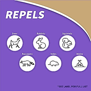 Bonide Repels-All Animal Repellent, 32 oz Ready-to-Use Spray, Outdoor Garden Deer & Rabbit Repellent, People & Pet Safe