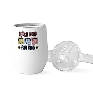 CafePress Betty Boop Fan Club 12 oz Handled No-Spill Cup