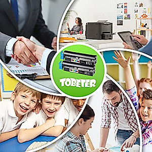 ToBeter B411/B431 44574701 Compatible Toner Cartridge Replacement for OKI Okidata b411 b411d b411f b411dn b431d b431dn mb491 mb461 mb471 mb471w Printer(2 Pack, Black)