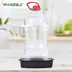 YANGRUI Take Out Containers, Shrink Wrap 40 Pack 32oz Leak Proof Reusable Machine Washable Meal Prep Container BPA Free Microwave Freezer Safe To Go Containers