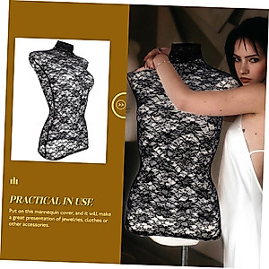 SEWACC 5pcs Model Props Cloth Cover Mannequin Stand Manequin Dress Form Mannequin Torso with Stand Mannequin Accessory Manikin Mannequin Prop The Fabric Body