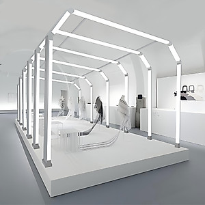 GOSLARLIT LED Tunnel Lighting, Car Detailing Tunnel for Car Care,Inflatable 6500k,110-120lm/v,100mm