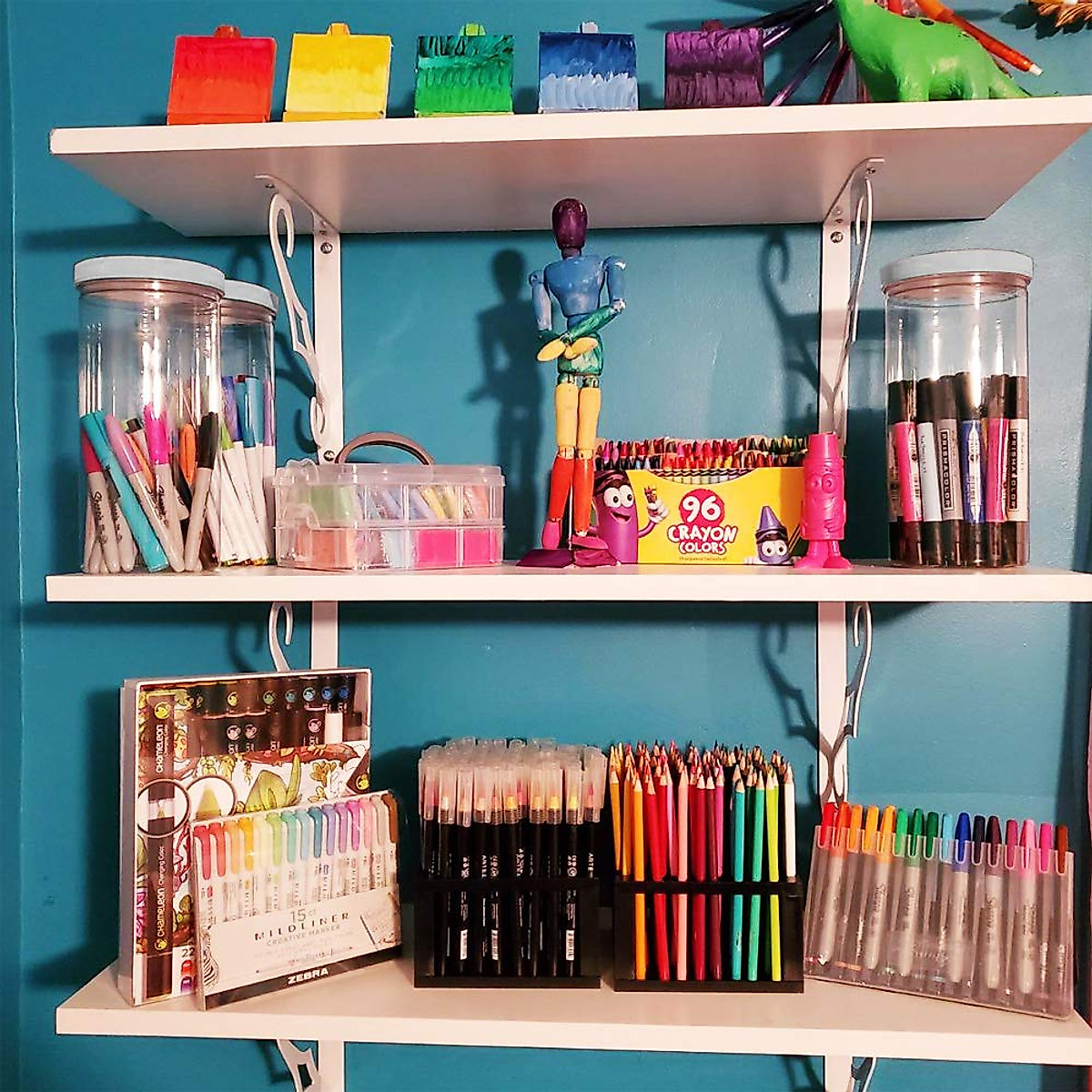 3 PCS 46OZ/1360ml Clear Plastic Round Storage Jars,Empty Plastic Jars with Lids,Clear Plastic Storage Jars with Screw on Lids for Dry goods,Noodles,Spices and More