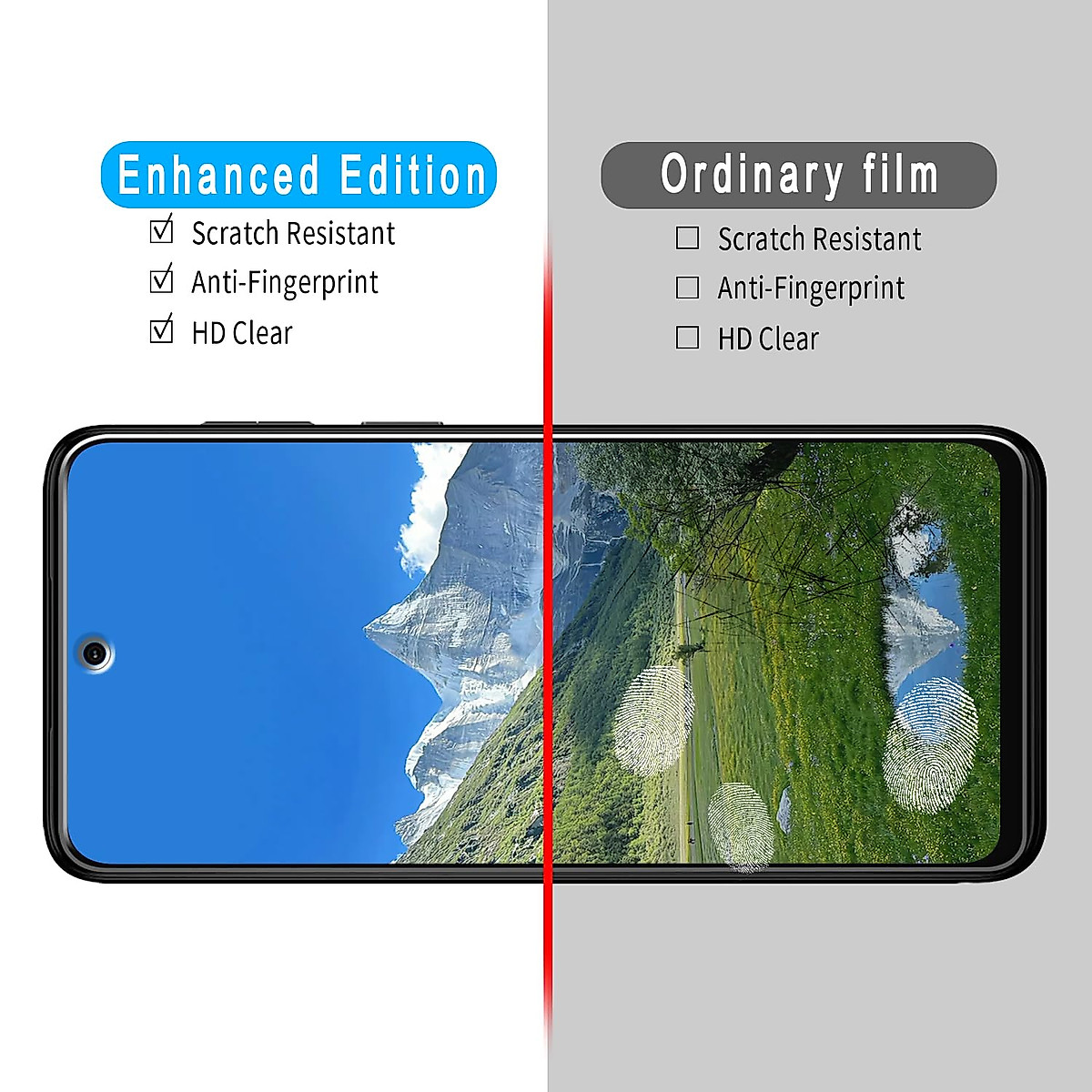 Slanku (3 Pack) Screen Protector for Motorola Moto G 5G 2023 Tempered Glass, Anti Scratch, Bubble Free, Easy to install
