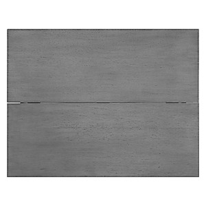 LUMISOL Farmhouse Drop Leaf Folding Dining Table, Space Saving Flip Top Dining Kitchen Table for 4, Solid Wood Extendable Dining Room Table for Small Space, from 18" to 36" (Gray)