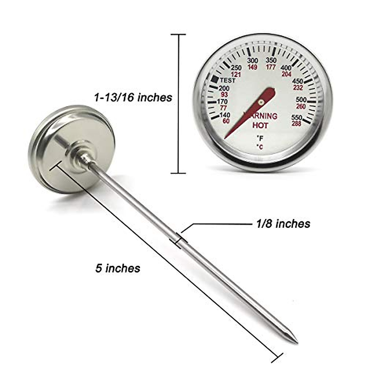 9815 & 62538 Accurate Grill Thermometer Replacement for Weber Genesis ...