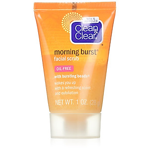 Clean & Clear Morning Burst Facial Scrub, Original, 1 oz - 3 pack