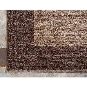 Unique Loom Del Mar Collection Area Rug - Abigail (7' 10" x 11' 4" Rectangle, Light Brown/ Beige)