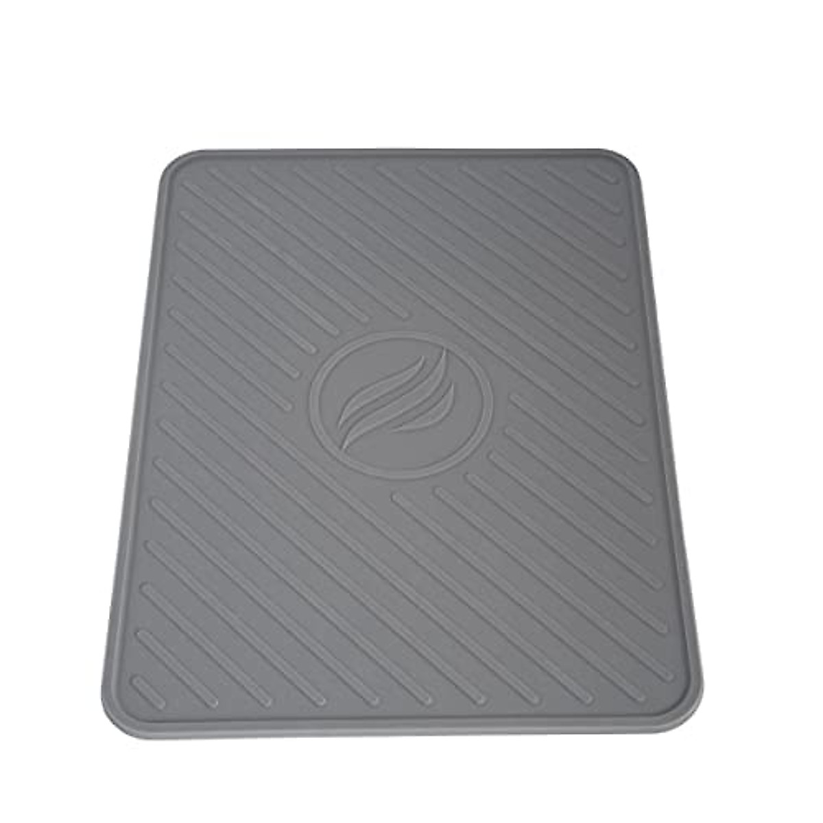 Blackstone 4222 Silicone Large Griddle Spatula Mat Serving Spoon Drip Pad & Grill Utensil Holder for Kitchen, Stovetop, Cooking & Countertop-Heat Resistant, Non Slip, Heavy Duty, (9.25" x 12.2"), Gray