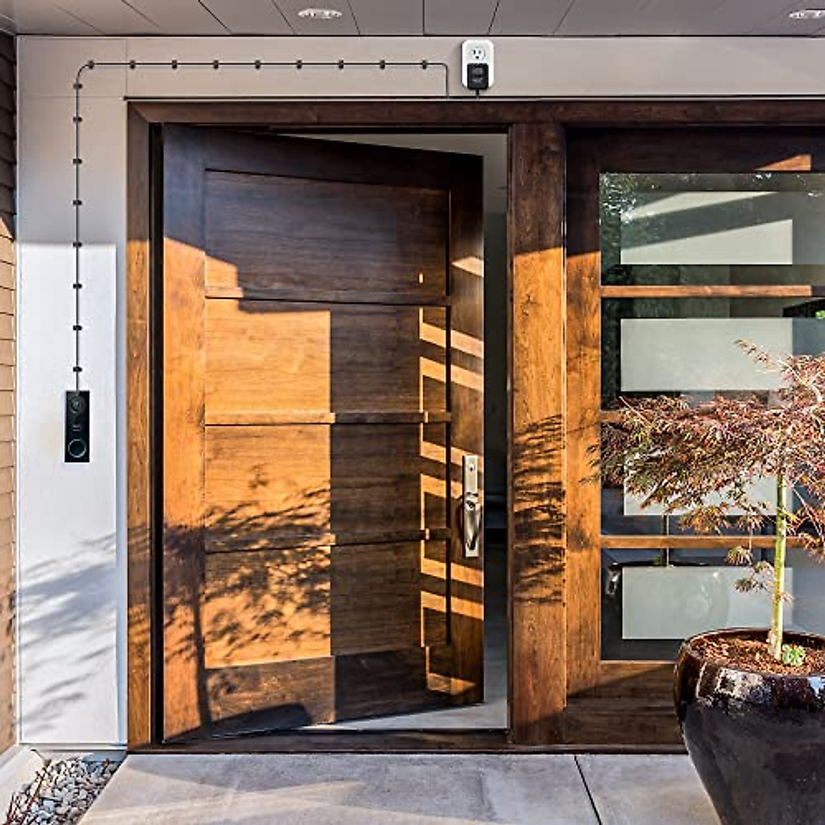 16-24Volt Transformer, C Wire Power Adapter Compatible with Eufy Video Doorbell, UL Certified 20VAC 500mA Transformer with 16.4 ft Cable Supply Power with Security Chime