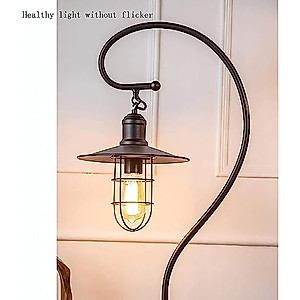 ANIIC Floor Lamps for Living Room Modern Industrial Floor Lamp for Living Rooms Bedroom Rustic Reading Standing Lamp Standing Indoor Pole Lamp Standing Lamp