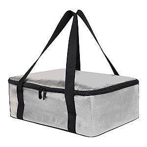 musbus Insulated Casserole Carrier Bag - Casserole Dish Carrier, Hot & Cold Food Carry Bag Potluck Parties, Lasagna Holder Tote for Picnics,Beaches,Traveling or Gifts, Fits 9”x13” Baking Dish