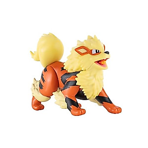 Pokemon 4.5" Arcanine Battle Feature Figure