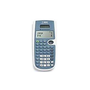 Texas Instruments TI-30XS Scientific Calculator - 16 Character(s) - LCD - Solar Battery Powered
