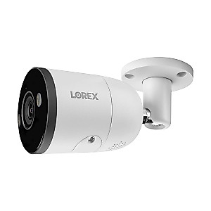 Lorex 4K IP Ultra HD Wired Bullet Security Camera with Smart Deterrence and Smart Motion Detection for Indoor and Outdoor Use (Renewed)