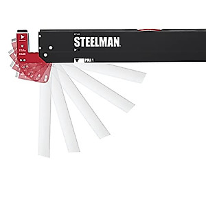 Steelman Work Table Folding Sawhorses, Set of Two, Durable Steel Construction, Folding Legs, 2x4 Table Support Arms, 2,200 lb. Combined Loading Capacity