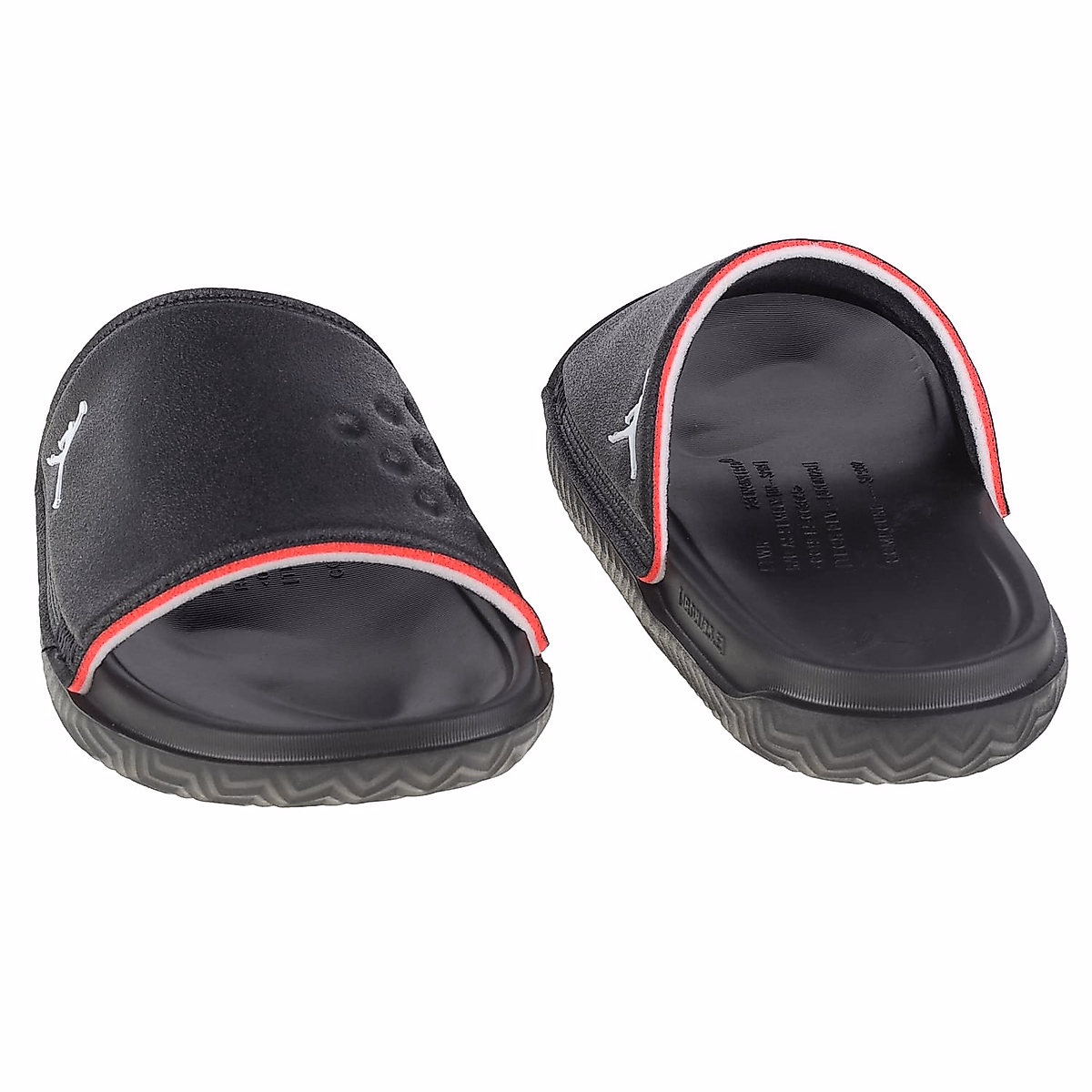 Nike Men's Jordan Play Slide Black-Photon Dust-University Red (DC9835 060) Sandals - Black Slides (us_footwear_size_system, adult, men, numeric, medium, numeric_11)