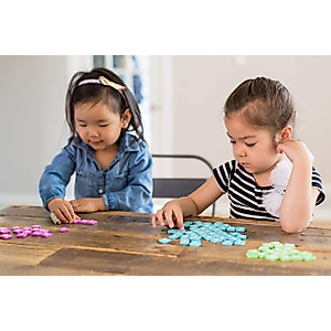 MOBI Kids Fun Math Games for Kids 4-8 - Addition & Subtraction Math Tile Card Games - Educational Math Game in a Classic Crossword Grid - Kids Game Using Numerical and Math Function Tiles
