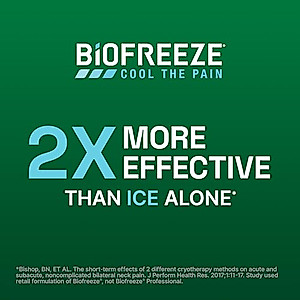 Biofreeze Gel Menthol Pain Relieving Colorless Gel 4 FL OZ Tube (Pack Of 2) For Pain Relief Associated With Sore Muscles, Arthritis, Simple Backaches, And Joint Pain (Packaging May Vary)