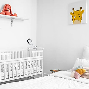 bonoch Baby Monitor Mount Baby Monitor BBM01/ BBM03/ BBM05/ BBM04, Crib Mount Camera Holder Wall Mount Flexible Mount Versatile Twist Mount Without Wall Damage, Baby Camera Stand for Crib Nursery
