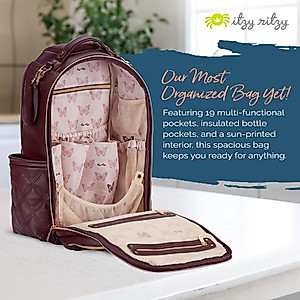 Itzy Ritzy Backpack, Monarch, Large