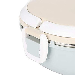 Bento Boxes, Lunch Box Portable Leakproof Stainless Steel Insulated Thermal Food Container Compartment Lunch Box for Student Children Work(Single Layer 900ml)