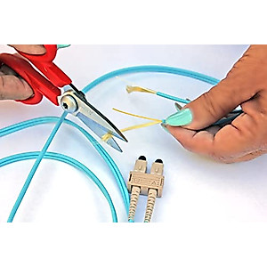 Ascend Tools 5-1/2 inch Carbon Steel Shears - Kevlar, Dyneema, Vectran, Spectra, Technora, Nomex, Innegra, Dacron, Fiberglass, Carbon Fiber, Breathers fiber cable