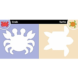 First Sticker Art: In the Ocean: Color By Stickers for Kids, Make 20 Pictures! (Perfect Christmas Gift, Stocking Stuffer for Ages 3+)