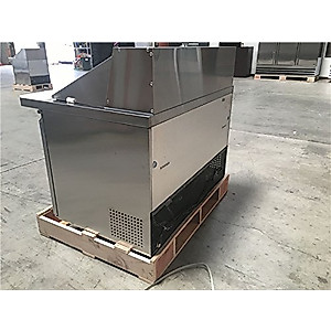 Commercial Refrigerated Sandwich Prep Table 1-door 27" NSF 5.7CF (Stainless Steel, 27.5"L, x 29.5"W, x 42.5"H) SCL-M1