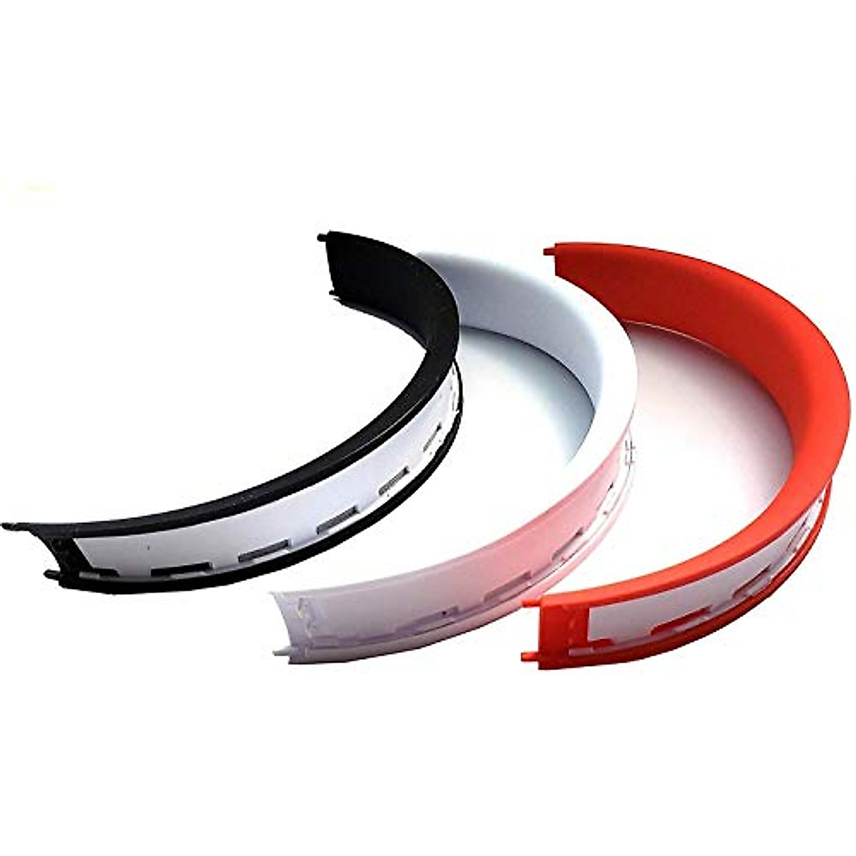 Replacement Solo Rubber Headband Pad Cushion Leather Rubber Repair Kit Compatible with Beats Solo 2.0 Solo 3.0 Headphones (Red)