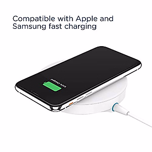 PopSockets PopPower Home: Wireless Charger for Phones - White (Gloss)